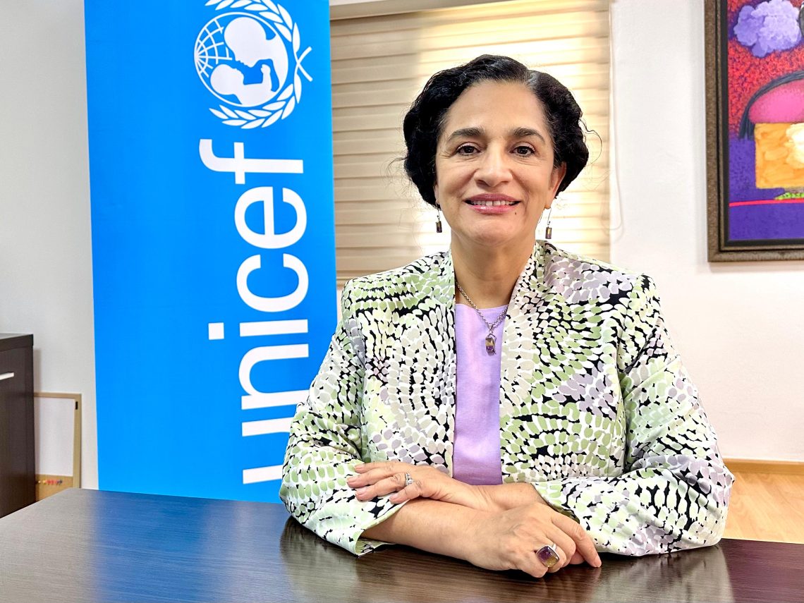 Anyoli Sanabria, representante adjunta de UNICEF RD - Periódico elDinero