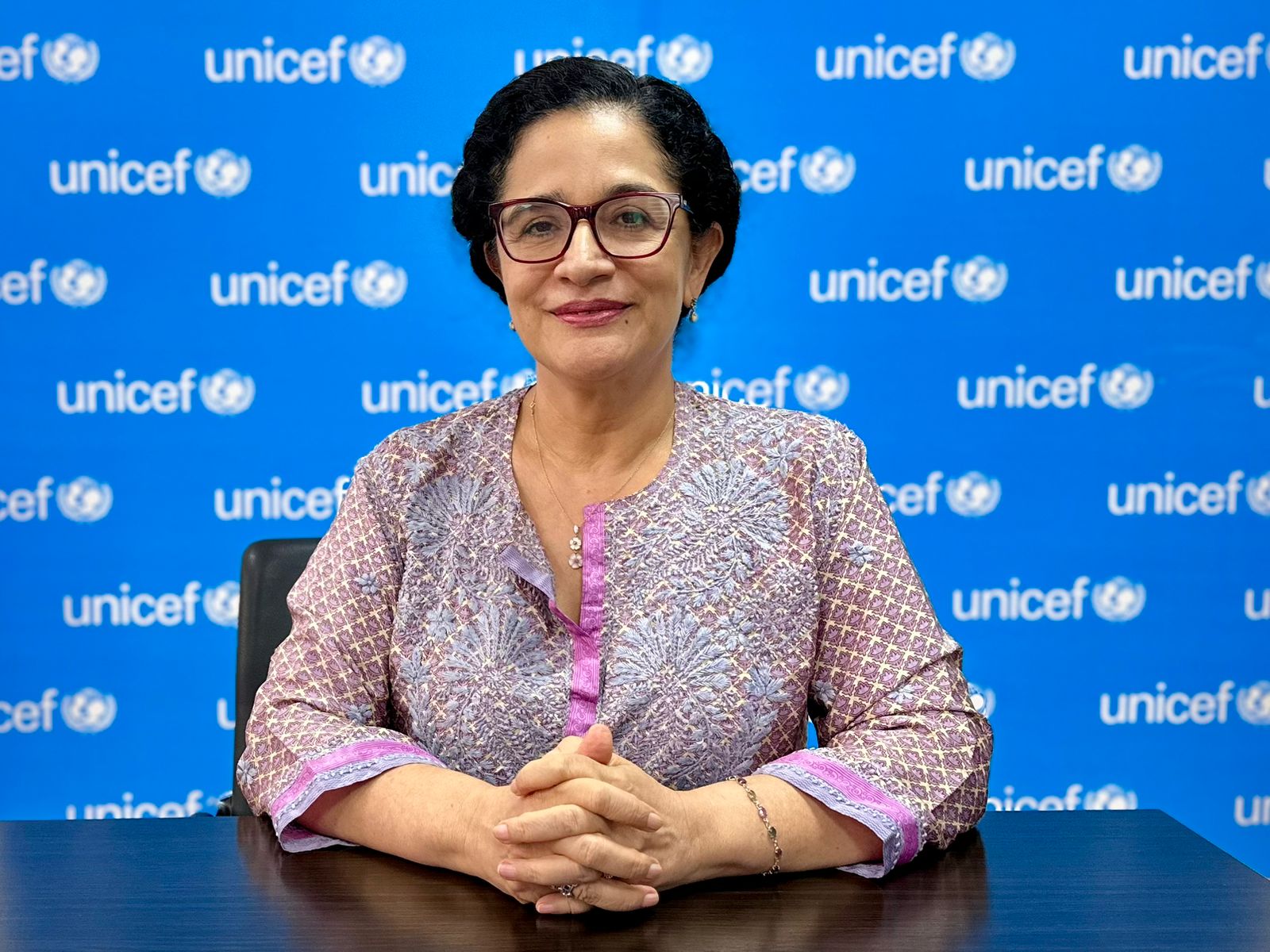 Anyoli Sanabria, representante adjunta del Fondo de las Naciones Unidas ...