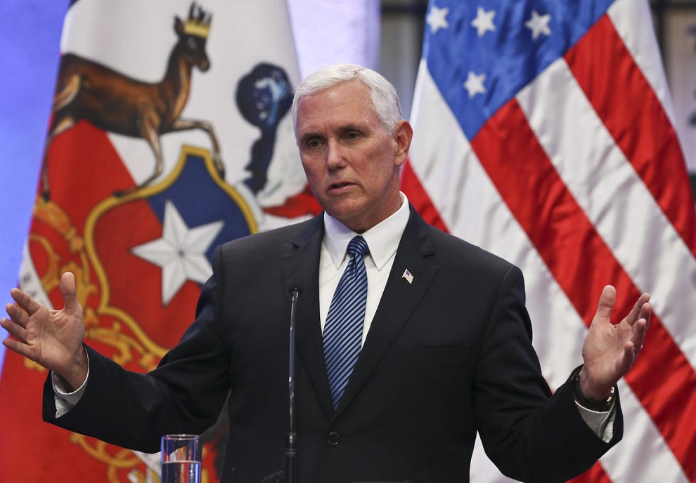 Pence amenaza con más aranceles a China si no cambia su política comercial
