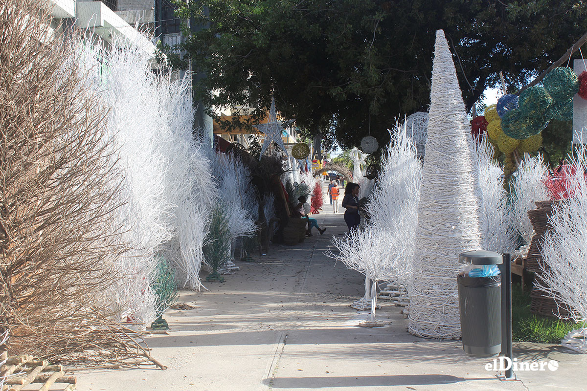 Charamicos: comercio y adorno de calles céntricas en la Navidad
