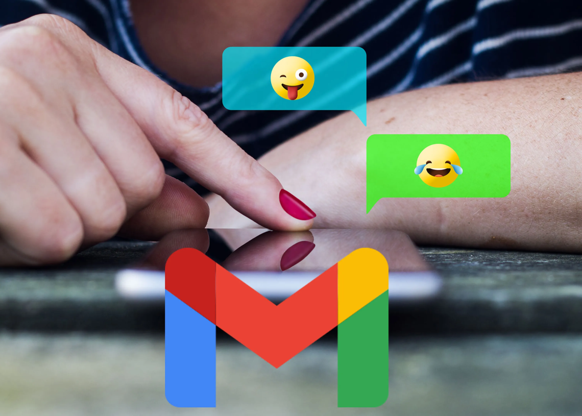Gmail ya permite reaccionar con emojis a los correos